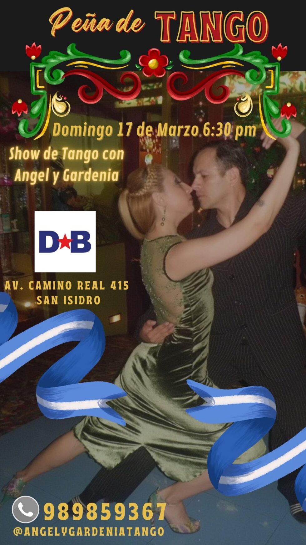 Peña de Tango con Ángel y Gardenia este domingo 17 de marzo en San ...